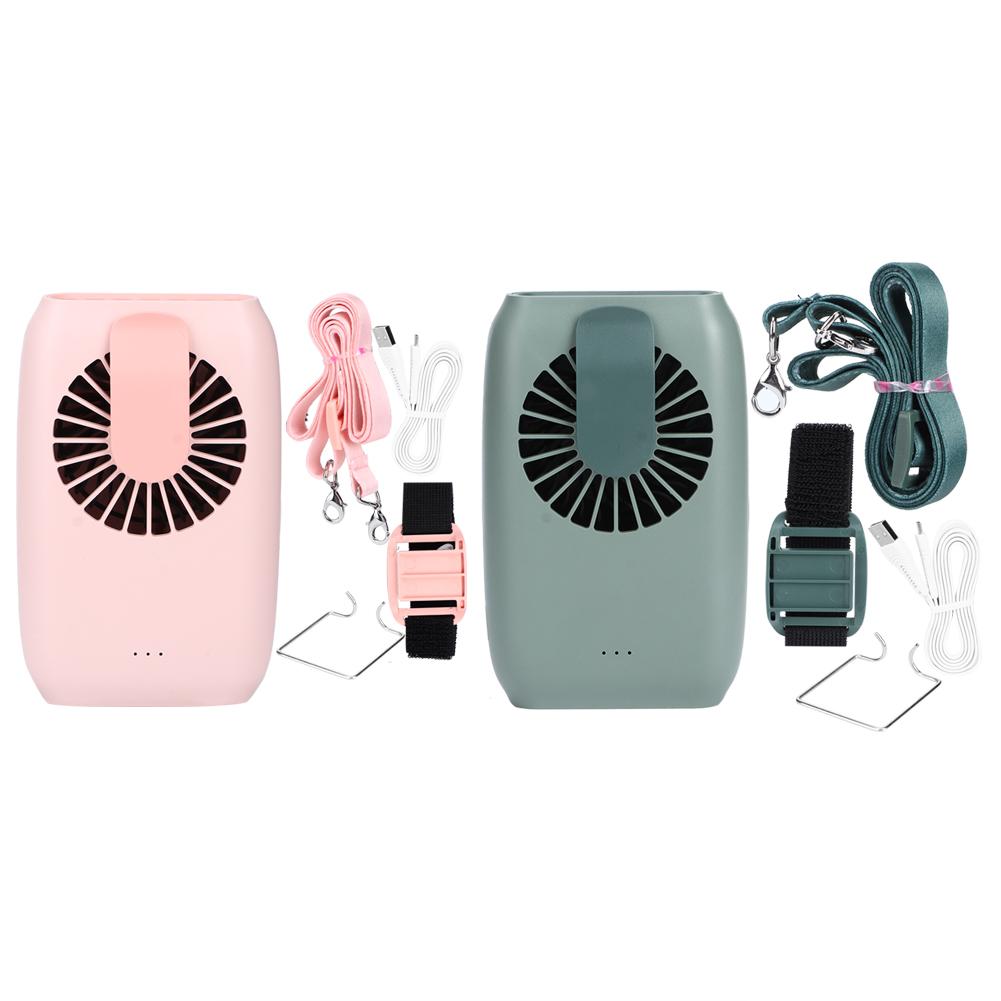 Buy 5V USB Powered Portable Mini Fan Hanging Waist Wrist Desktop Fan ...