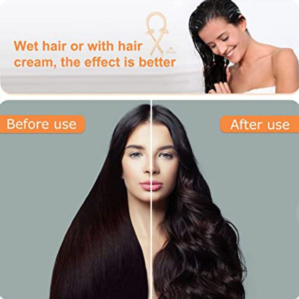 XXJJ 3 Pcs/set Heatless Curling Wand Headband Lazy Curling Iron Curling ...