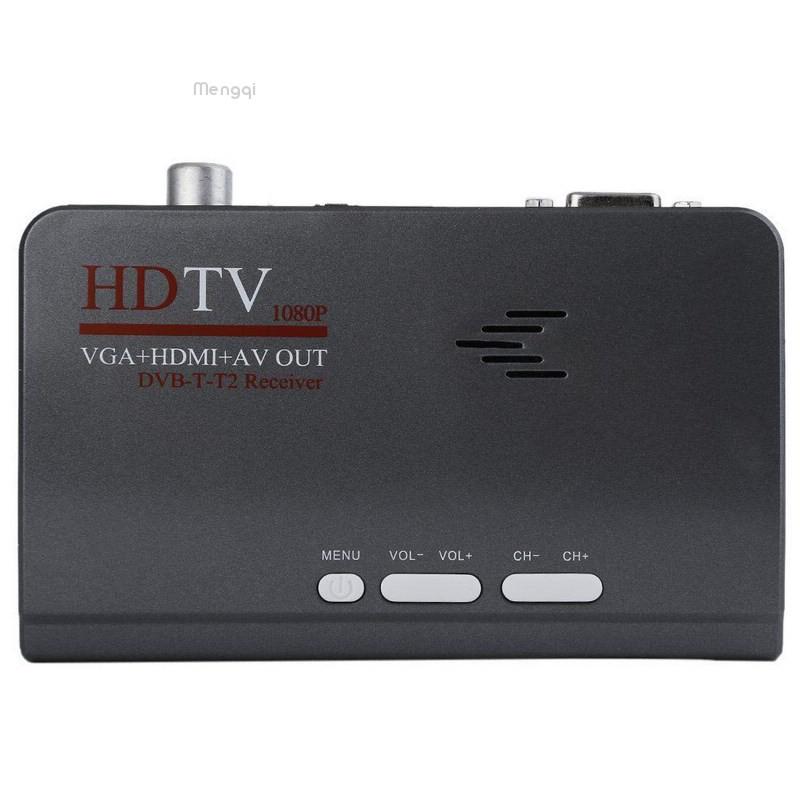 Idh HD 1080P con versione VGA DVB-T/T2 TV Box Ricevitore AV CVBS ...