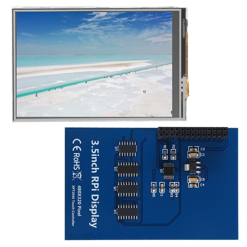 Buy 3.5inch RPi Display 480x320 4B Resistive Touch Monitor with Pen Fit ...