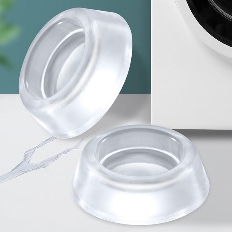 Buy 4PC Dryer Transparent Non-Slip Floor Protectors Anti Vibration Feet ...