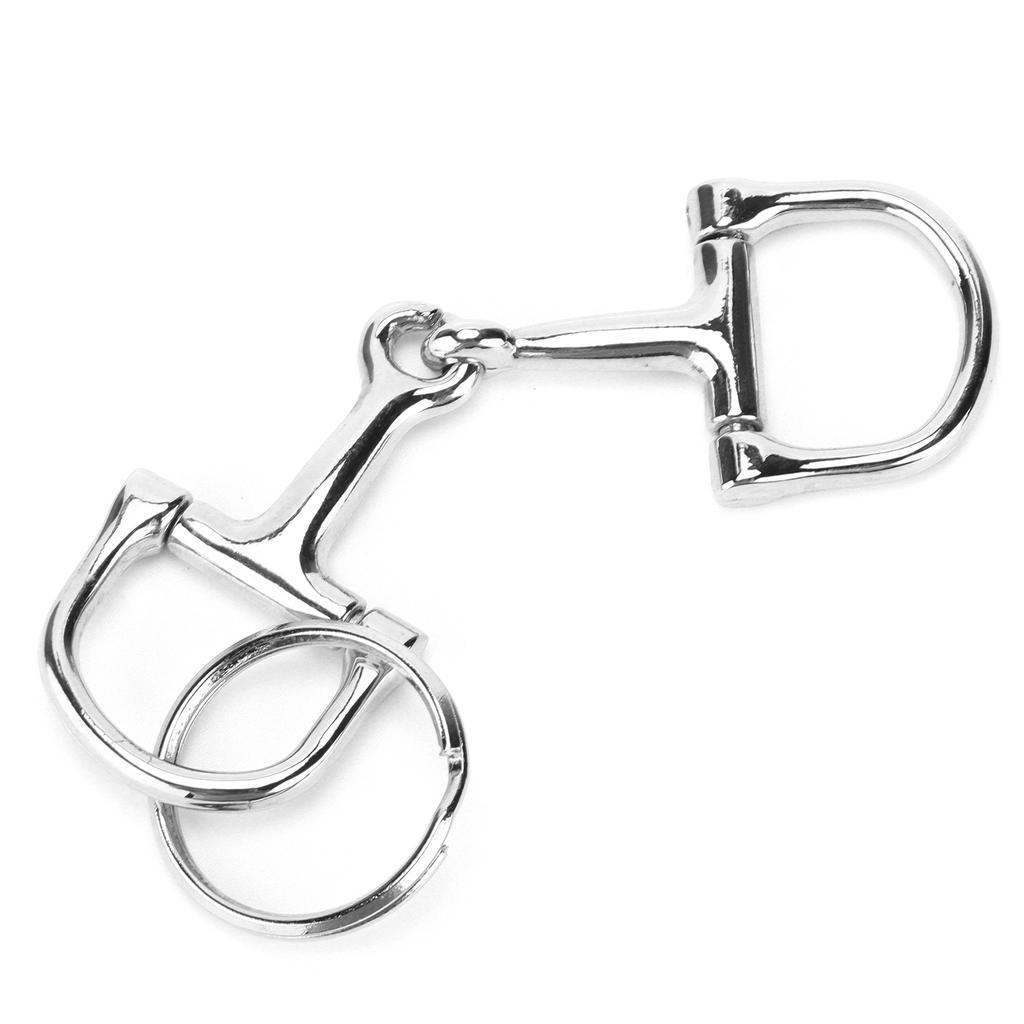 Cheap D?Shaped Snaffle Keychain Durable Silver D?Ring Zine?Alloy Horse ...