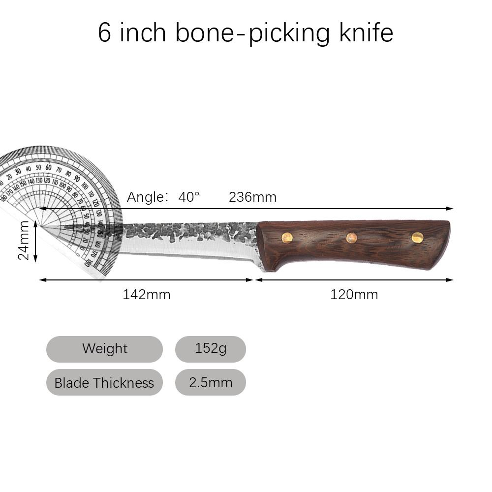 Buy Stainless Steel Slicing Filleting Kitchen Chef Knife 4CR13 Wood Handle Knife Fishing Fruit ...