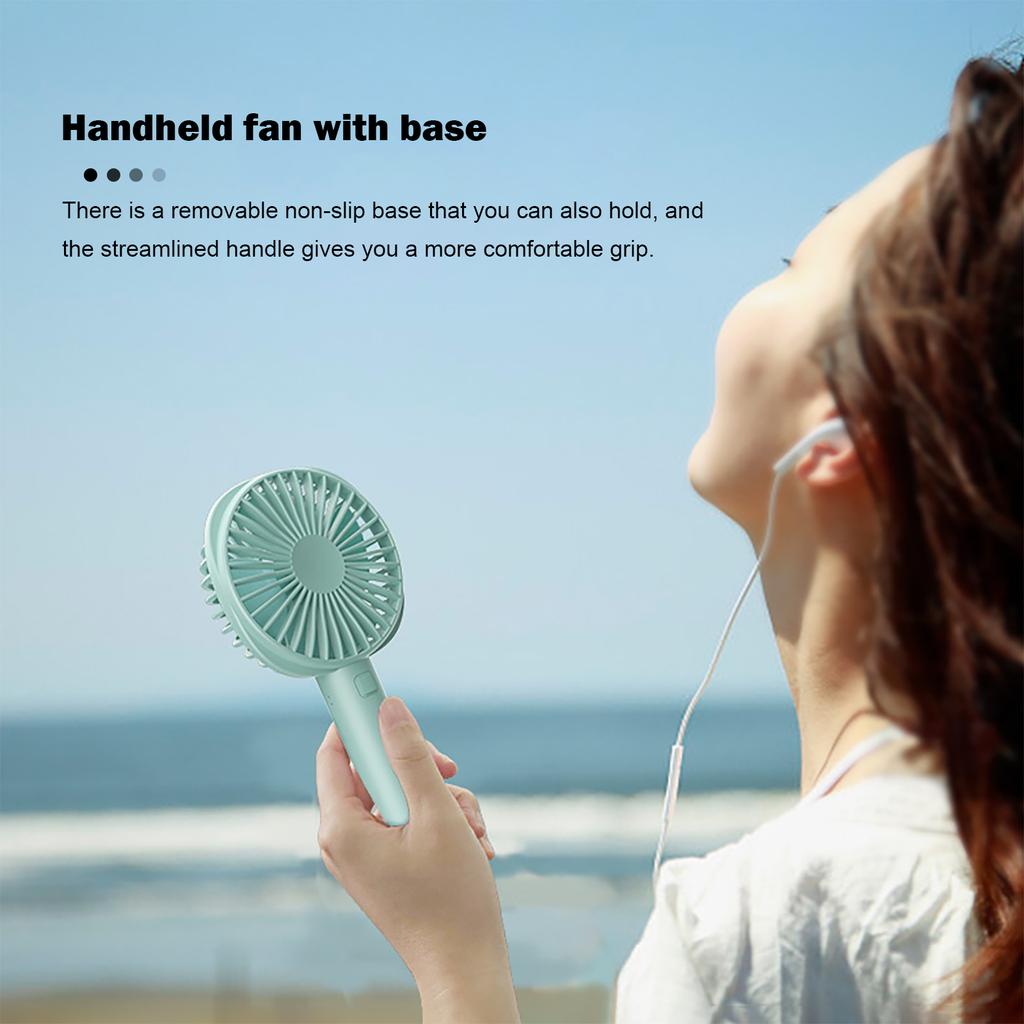 Cheap 2500nAh USB Charged Fans Mini Desktop Handheld Adjustable 3 Speed ...