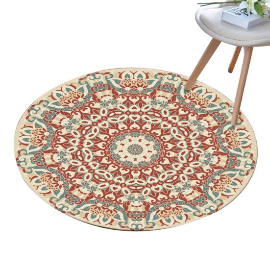 Buy 80cm Round Soft Non-slip Area Rug Floor Carpet Cushion Bedroom ...