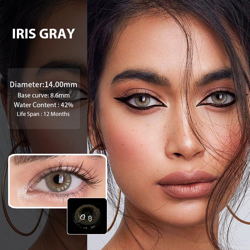 Goedkope UYAAI 1Pair(2pcs) Fashion Accessories Colored Contact Lens For ...