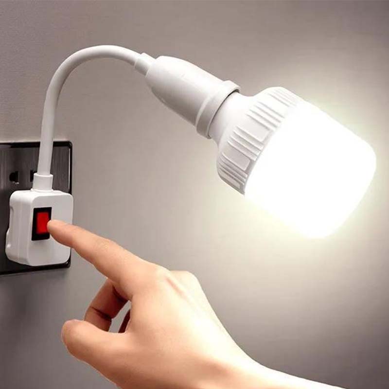 Buy E27 Switch Socket With Switch 6A Night Light Lamp Base Deformed ...