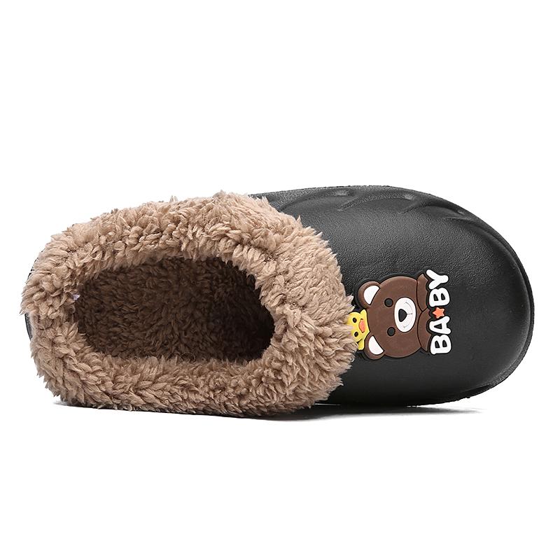 Buy Winter Warm Home Slippers Parent-child Slippers Plus Velvet ...