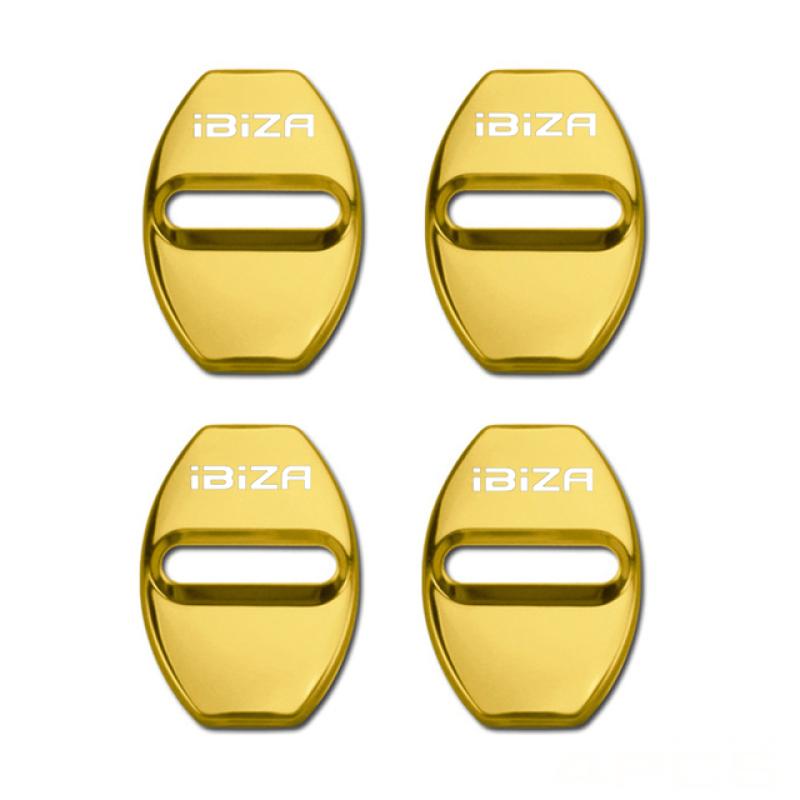 4pcs/set Car Styling Door Lock Protective Cover Stainless Steel ...