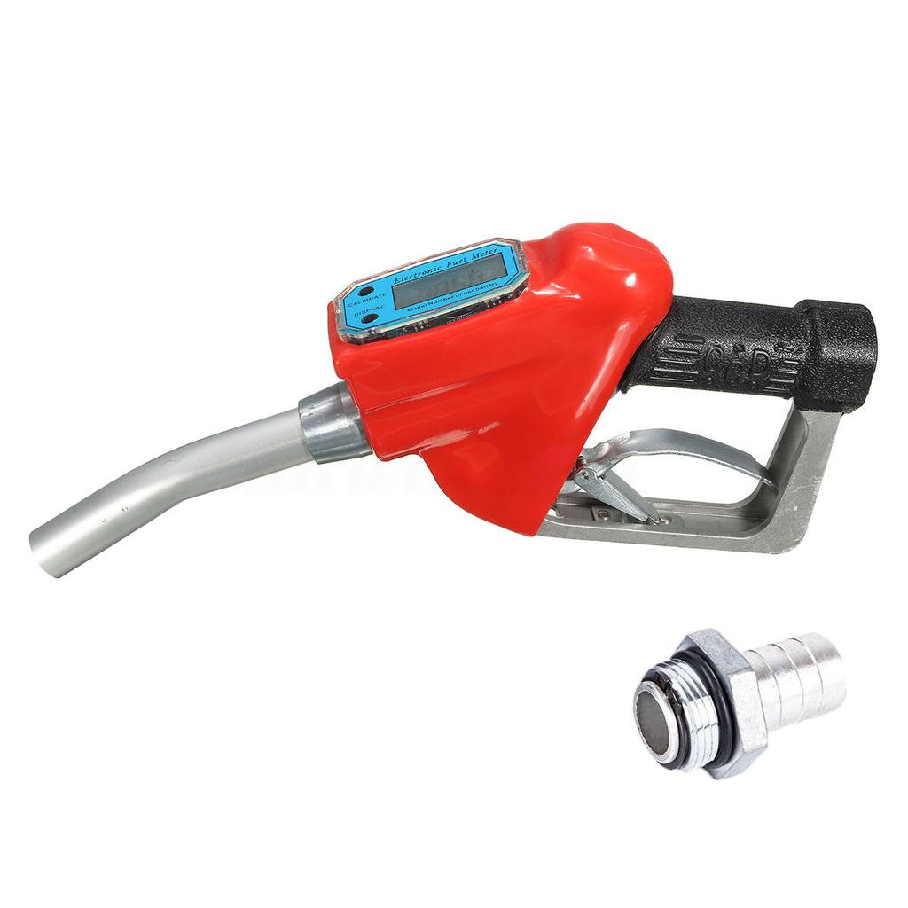 Buy Car Refueling Tool Flow Meter Fuel Gauge Nozzle Digital Fuel ...