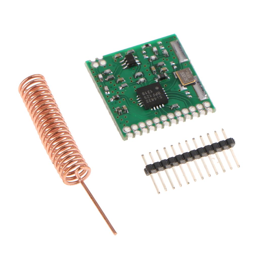 Buy SI4432 433Mhz FIFO 64 Bytes Wireless RF Communication Module ...