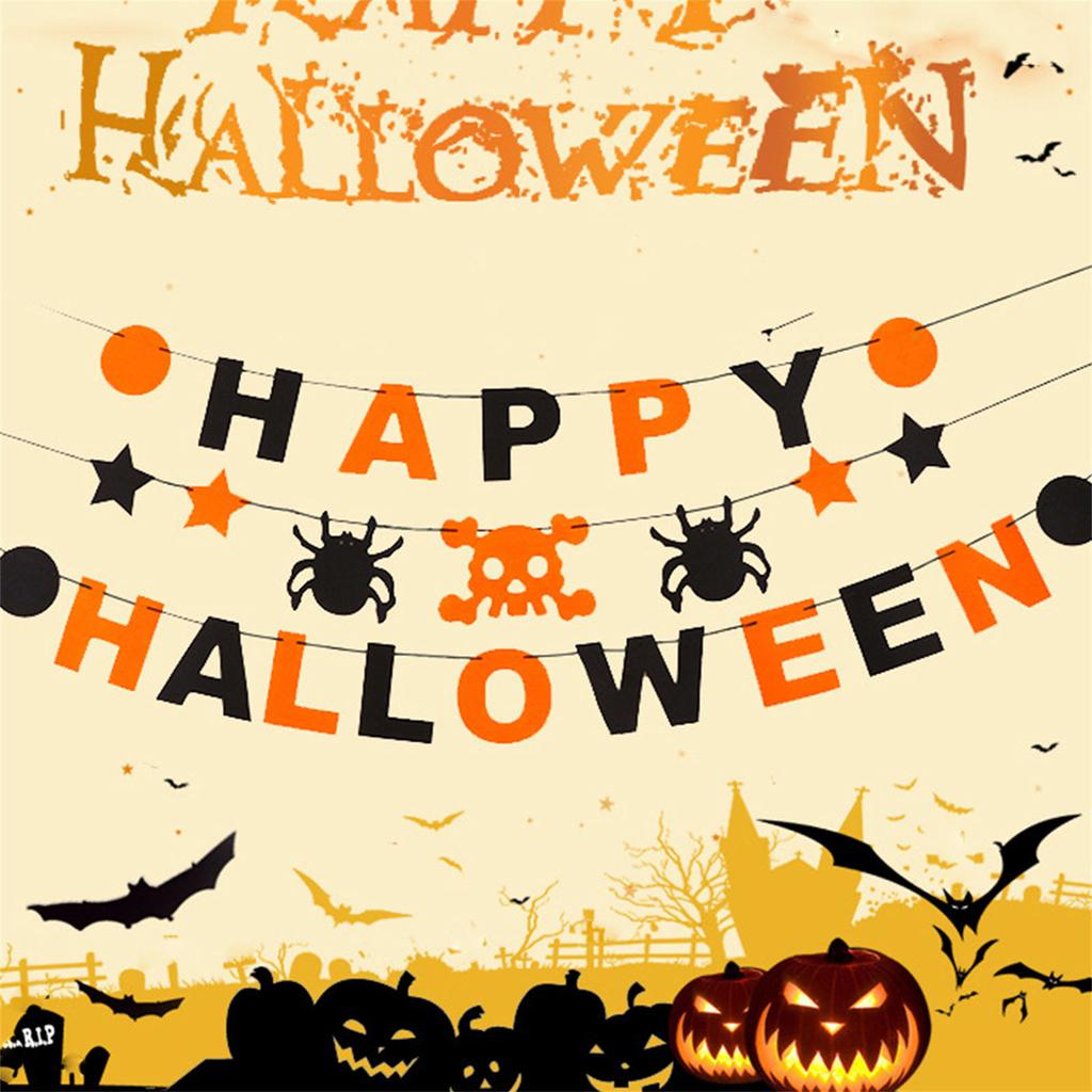 Satın alın Happy Halloween Party Decorations Spider Happy Halloween ...