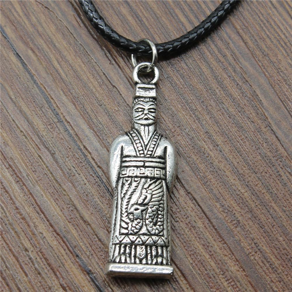 Buy 1 Piece Leather Chain Necklaces Choker Collar Pendant The Gentry ...