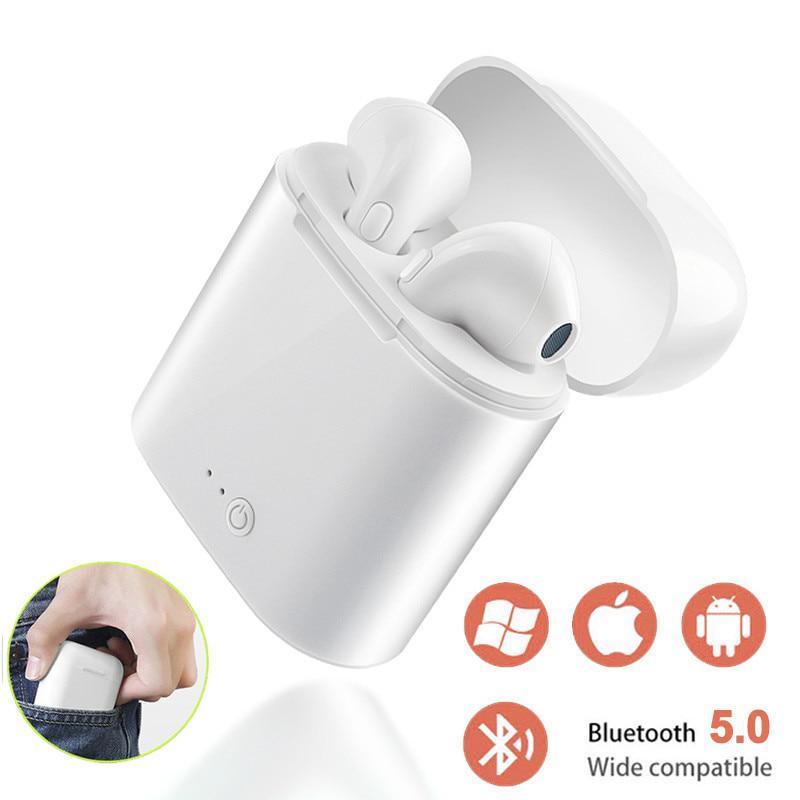 Buy I7s TWS Wireless Headphones Bluetooth Earphone In-ear Stereo Earbud ...