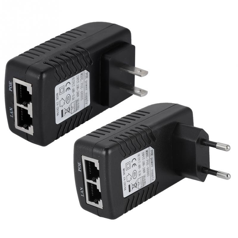 Buy 48V/0.5A POE Wall Plug Injector Ethernet Adapter PoE Power Supply ...
