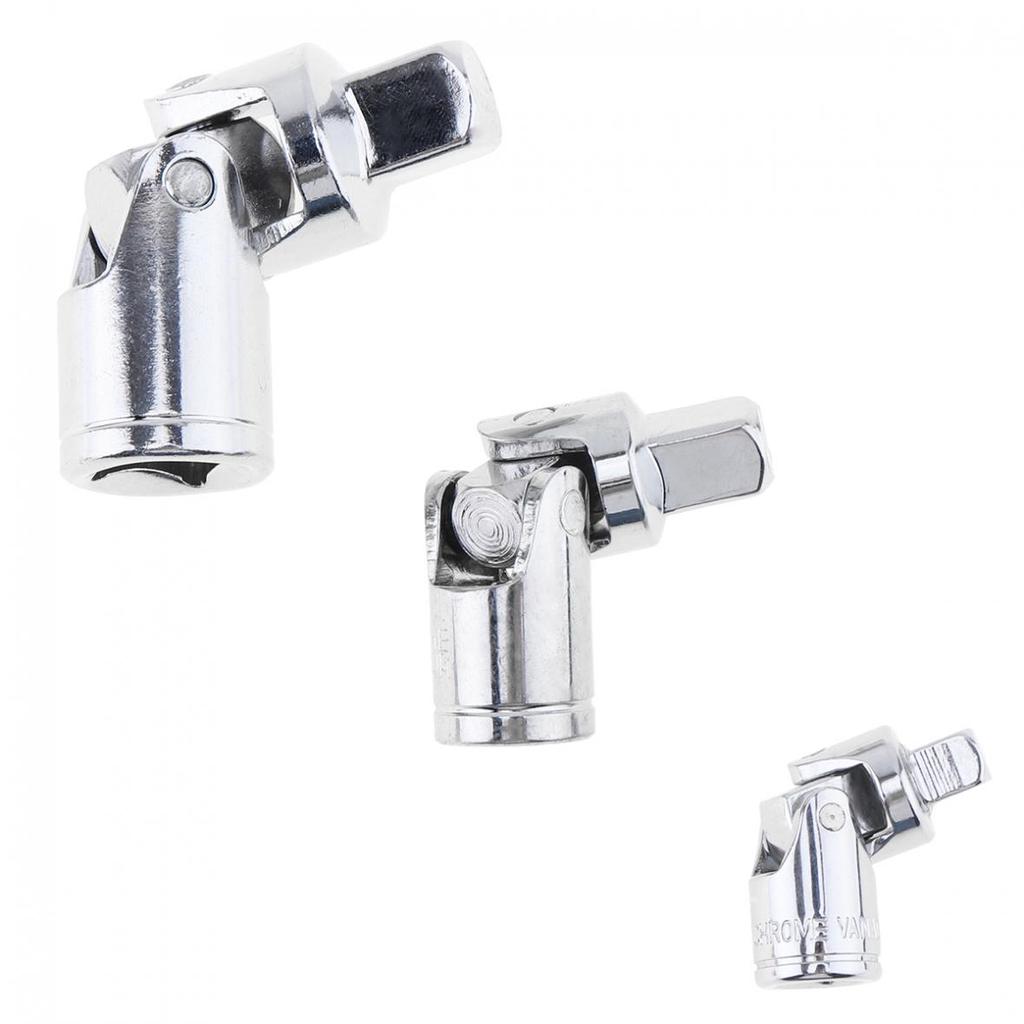 Buy 3pcs/set Universal Joint Socket Adaptor Bendy Knuckles Set 1/2in 1 ...
