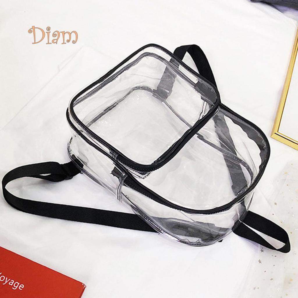 Buy Dilara Female Waterproof Transparent Backpack Beach Jelly Small Bag ...