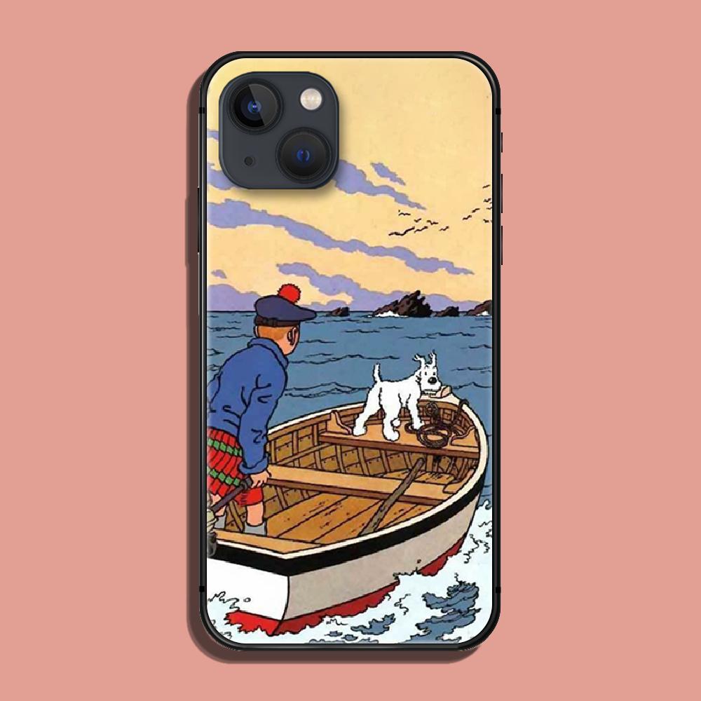 Buy Les Aventures De Tintin Phone Case For Iphone Samsung Galaxy Xiaomi ...