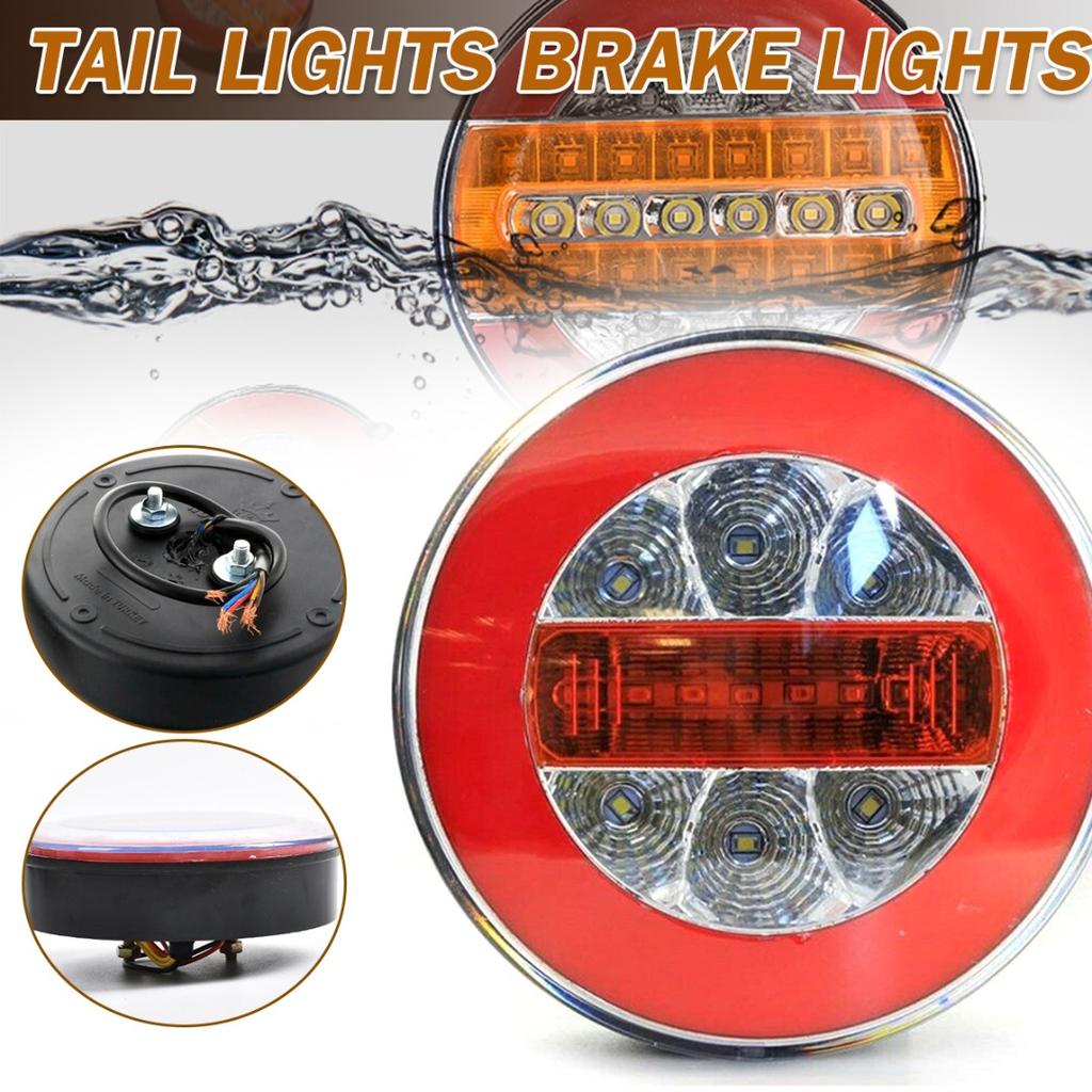 Cheap IDH 1x 12V/24V Rear Neon Glow LED Hamburger Tail Light Lamp ...