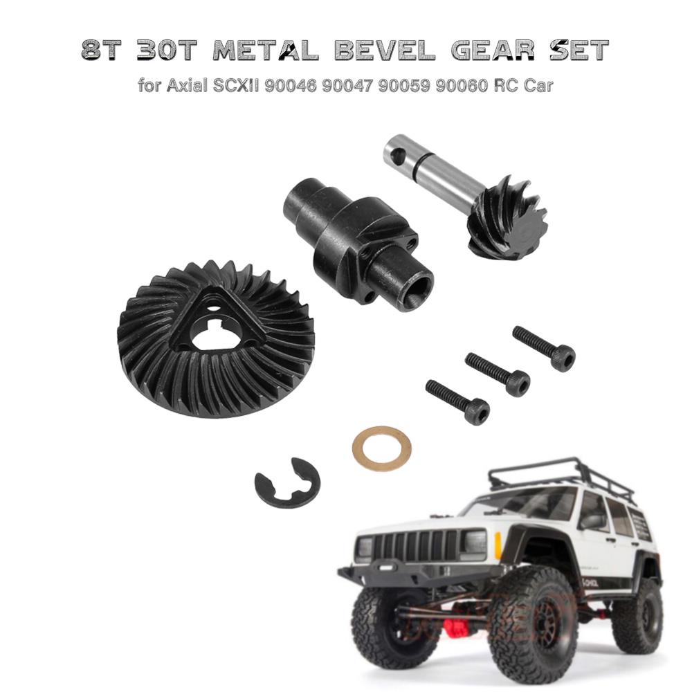 Buy 8T 30T Metal Bevel Gear Differential Main Gear Set for Front/ Rear ...