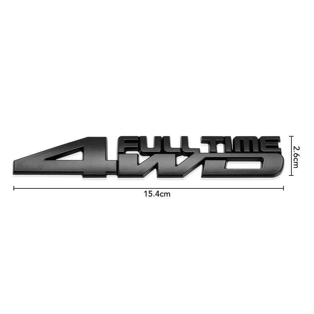 4WD Full time 3D Metal Stickers Emblem Badge for Hummer H1 H2 GMT H2H ...