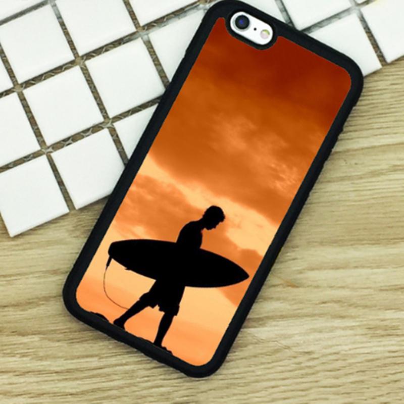 Buy Retro Surfer Beach for iPhone 5 5s 6 6s 7 8 Plus X Samsung Galaxy ...