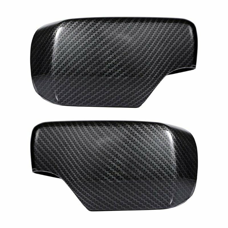 Cheap 2 Pcs Rearview Mirror Housing Side Mirror Cover Caps Carbon Fiber ...
