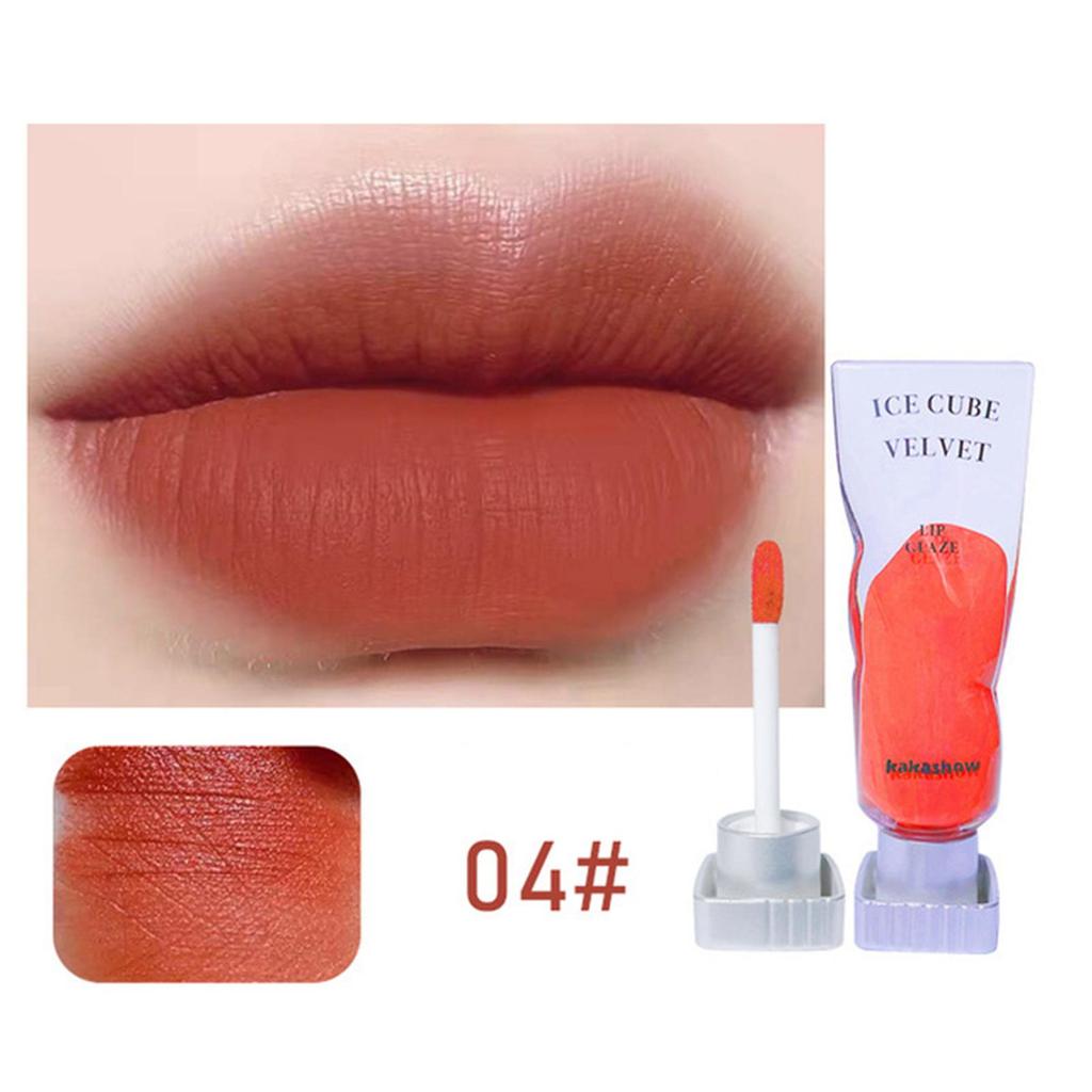 Buy Velvet Lip Glaze Paste Liquid Lipstick Matte Long Lasting Lip Tint ...