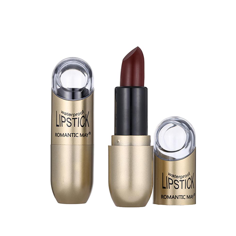 Buy Romantic May Lipstick Waterproof Long Lasting Matte Lip Cosmetic ...