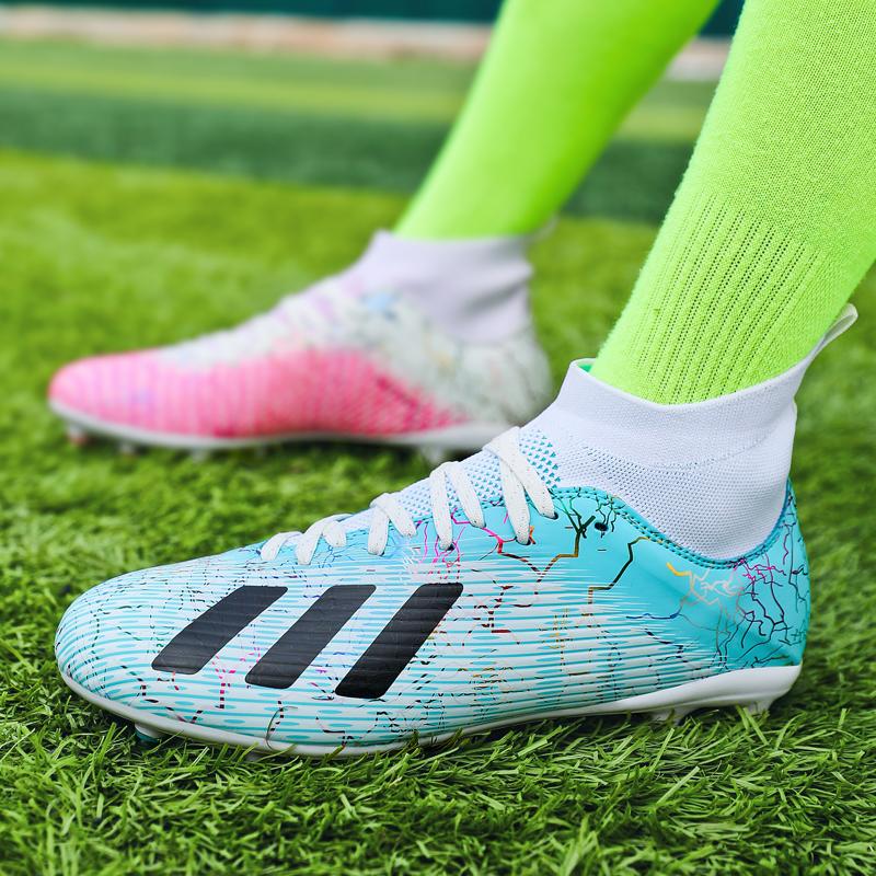 Buy New Fashion Unisex Soccer Shoes Football Cleats Soccer Ankle Boots ...