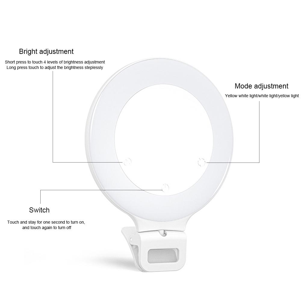 Buy Ring Light LED Circle Lamp Portable 3500 to 8500K Photography ...