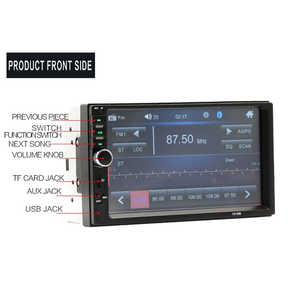 Buy 2 Din Car Radio LCD Touch Screen Multimedia Player Audio Stereo Car ...