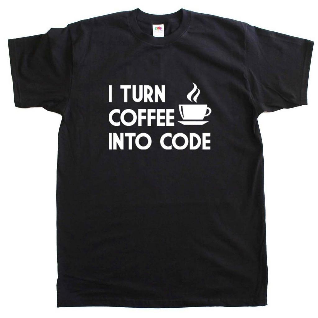 Buy I Turn Coffee Into Code Computer Programmer New Men T Shirt at ...