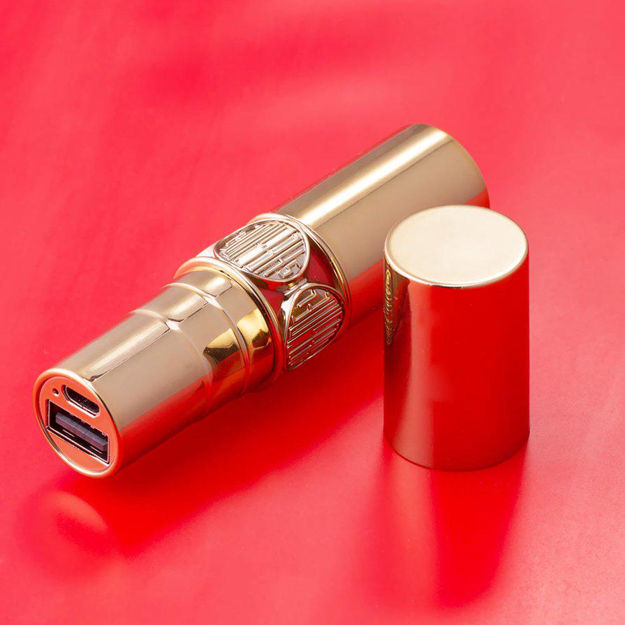 Buy 3000mAh Lipstick Shape Ultra Thin External Power Bank Battery ...