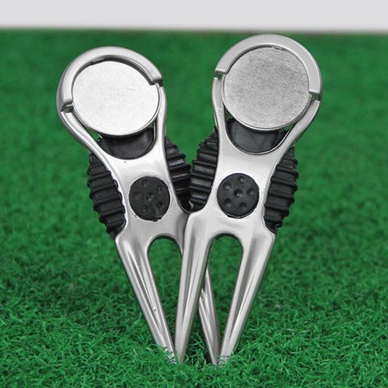 Buy Zinc Alloy Golf Club Ball Putting Divot Fork Lawn Marker ...