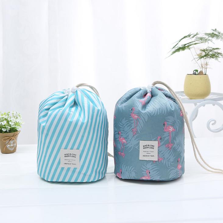 Buy Round Waterproof Makeup Bag Travel Cosmetic Bag Organizer Toiletry ...