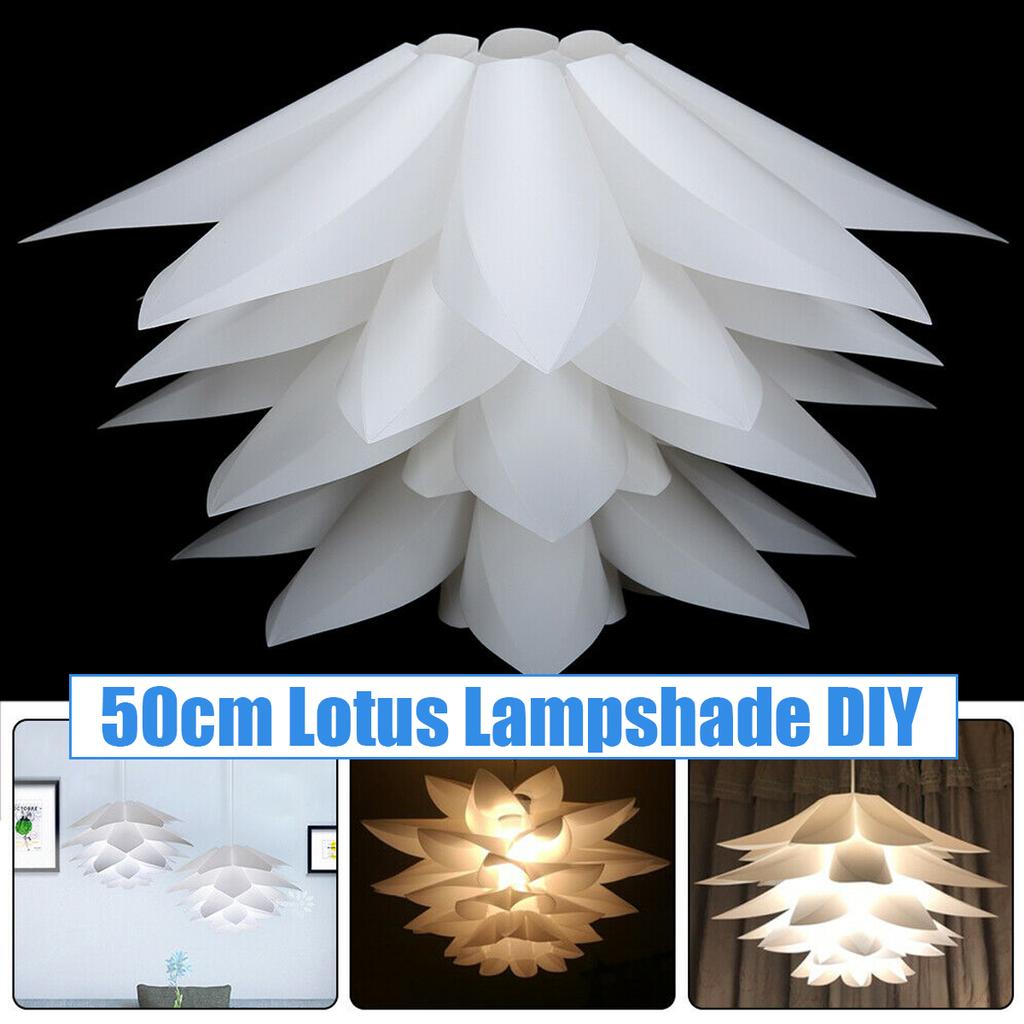 Buy 7 Colors Lotus Chandelier Lampshade DIY Lotus Flower Six-layer Lamp ...