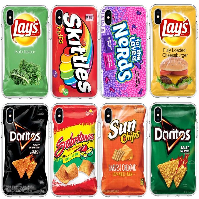 Buy Funny Printing Potato Chips TPU Phone Cases Covers for iPhone XR 11 ...