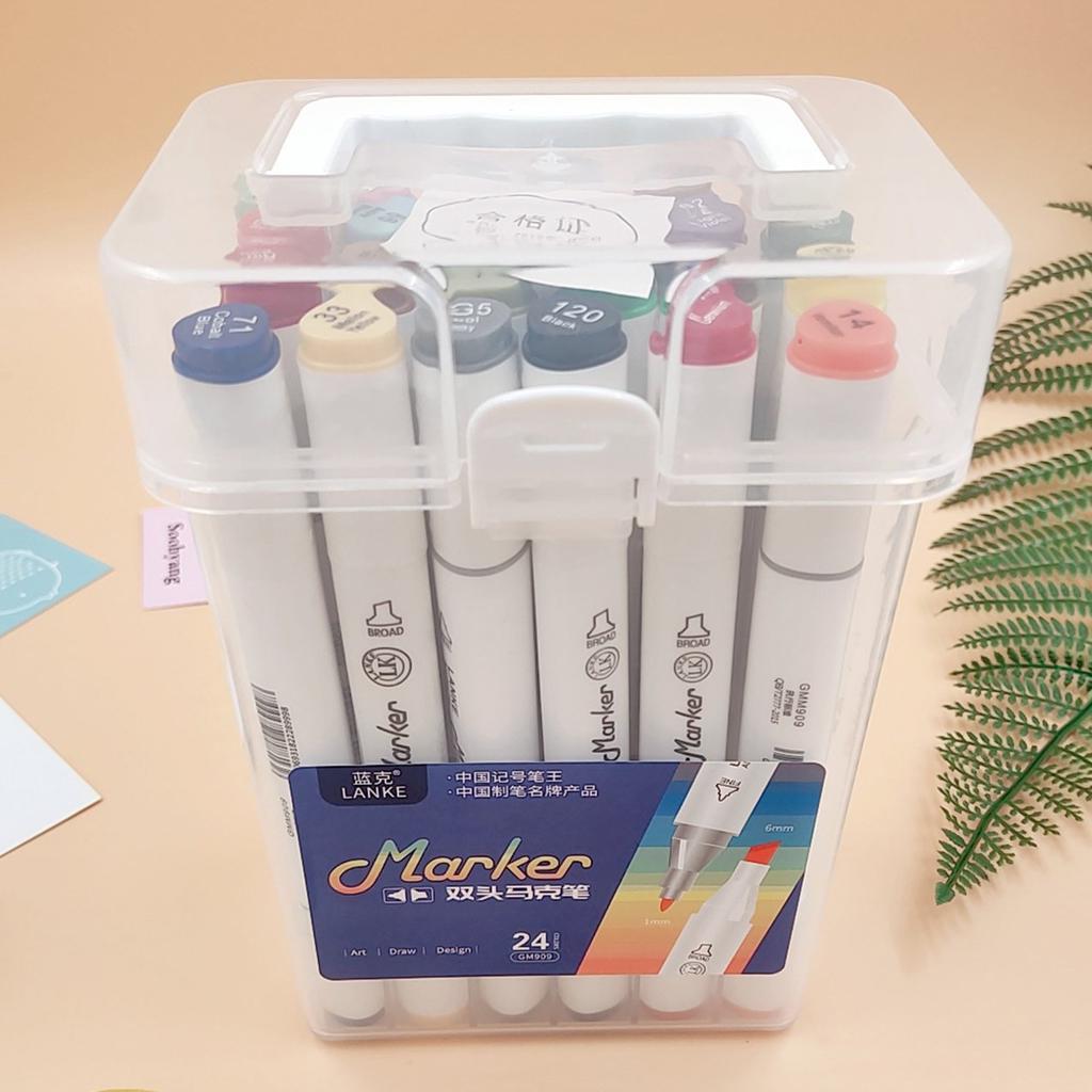 Buy SHOW Dual Head Marker Set Hook Line Pen Alcohol Ink Marker Painting ...