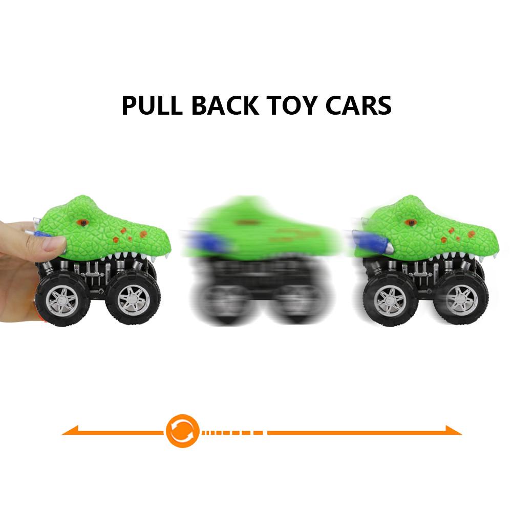 Buy Dinosaur Friction Powered Car Pull Back Vehicle Mini Animal Car Toy ...
