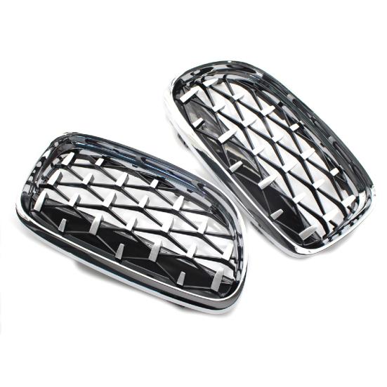 💰Kjøp 2Pcs Center Grille High Strength Easy Installation ABS Exquisite ...