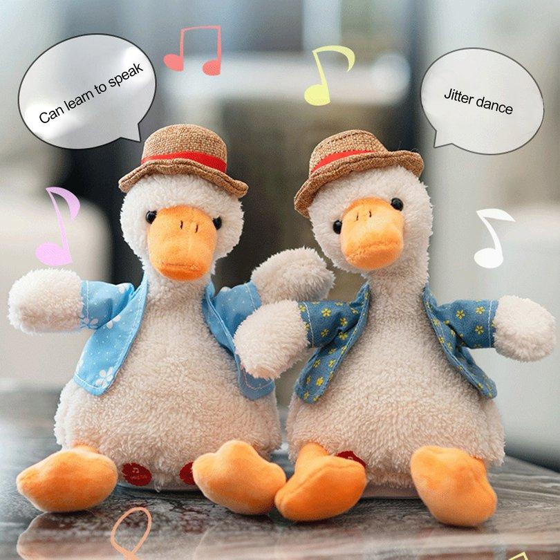 Sand Sculpture Repeat Duck Learn To Talk And Sing Plush Toy Cute ...