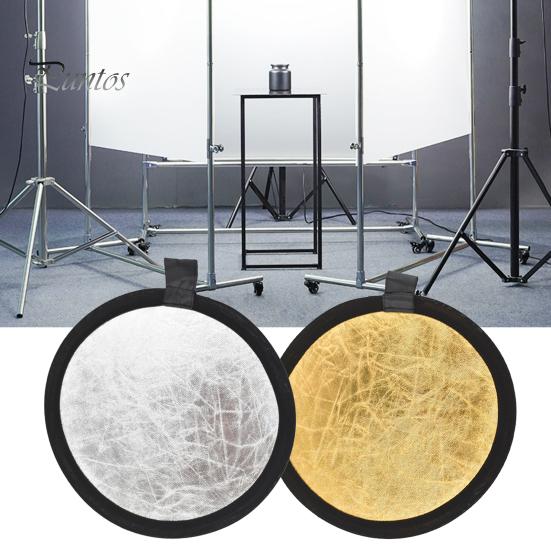 For Studio Reflective Board 2 in 1 Collapsible Round 30cm Photography ...