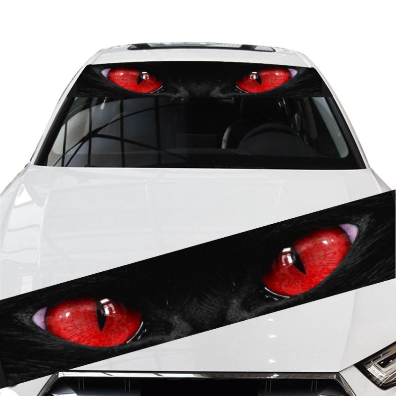 Cheap 3D Transparent Car Front Windscreen Windshield Decal Vinyl ...