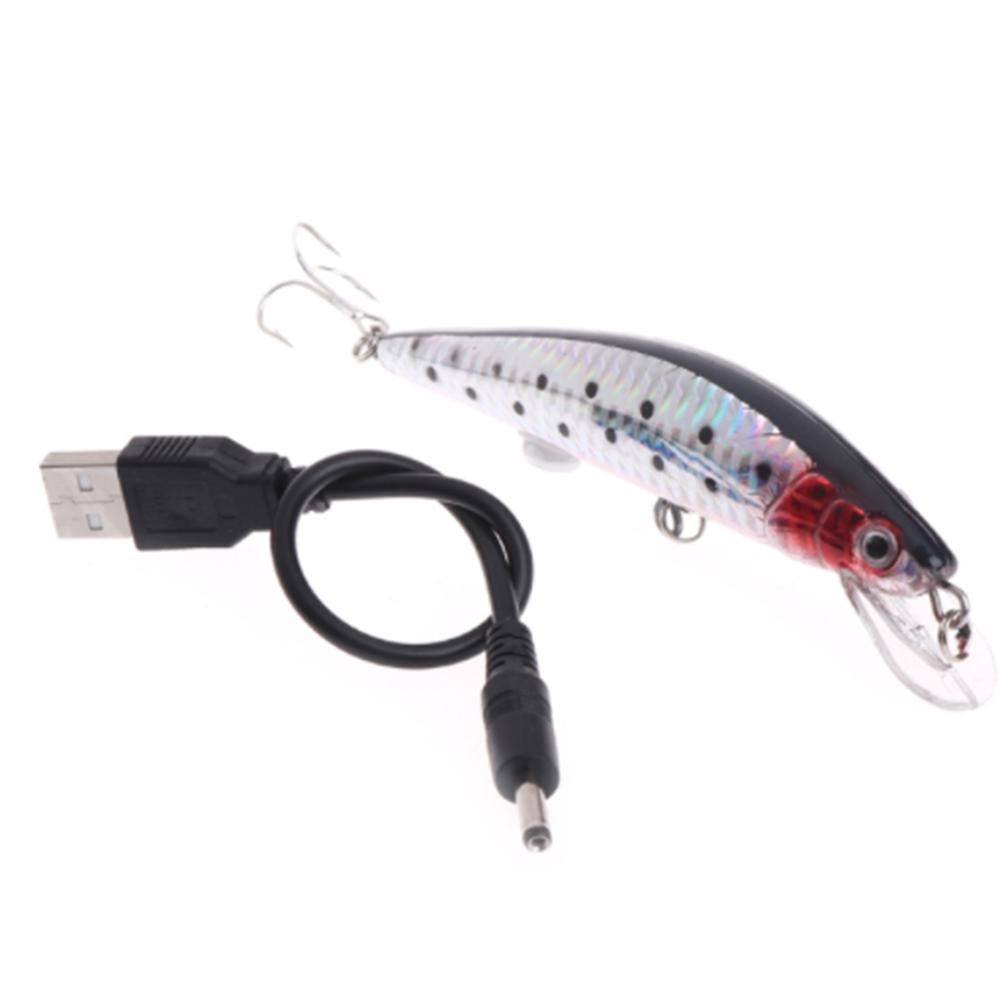 Rechargeable Tools USB Fishing Baits Twitching Fish Lure Electronic ...