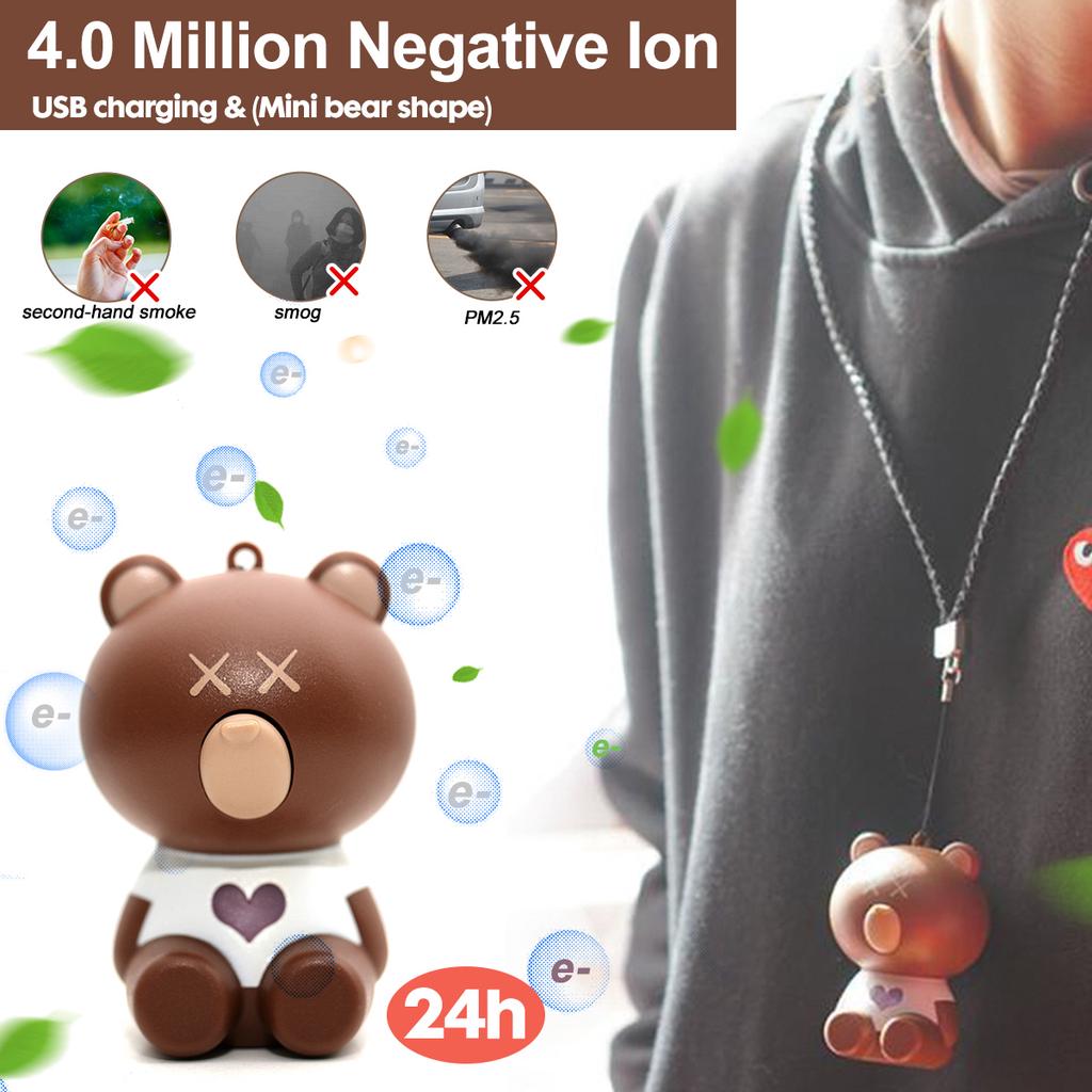 Buy Mini Baby Wearable Air Cleaner Kids Ionizer Lithium Battery Mini ...