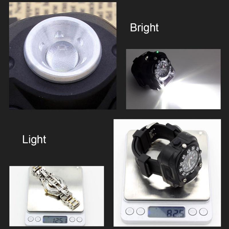 Buy Outdoor LED Wrist Light Hand-worn Light Flashlight Watch at ...