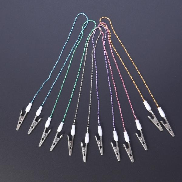 Buy 10pcs Dental Chain Clips Useful Dental Chain Clips Metal Chain ...