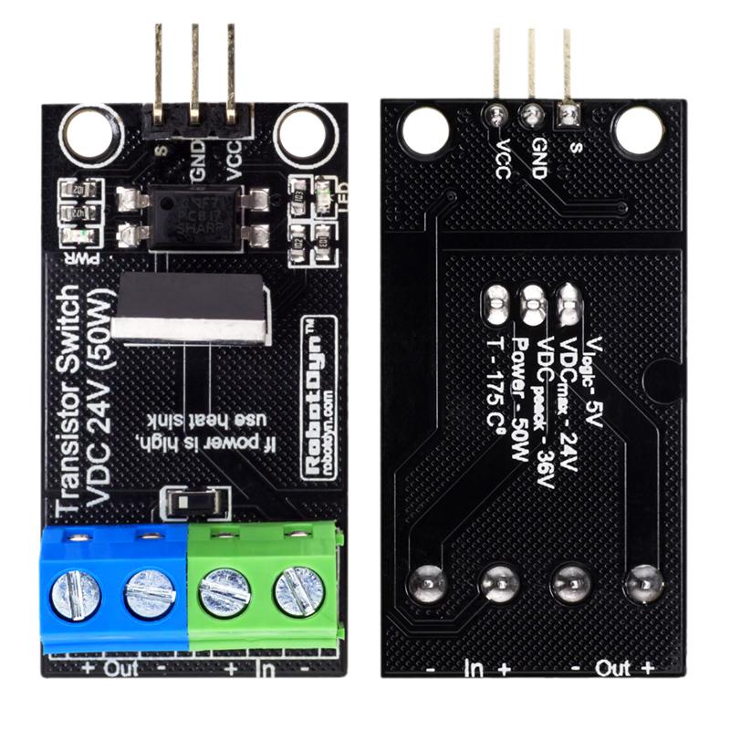 Buy Robotdyn Transistor Mosfet Dc Switch, 5V Logic, Dc 24V/30A With ...