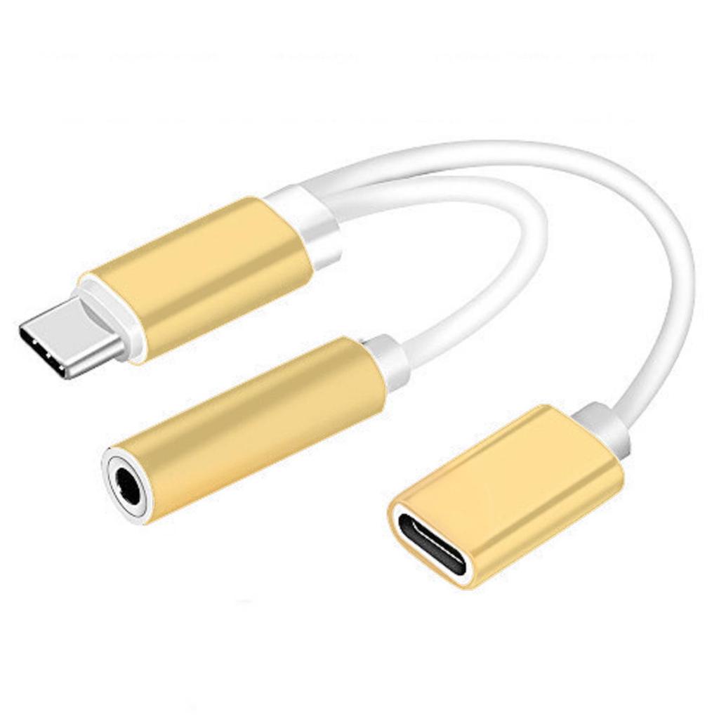 Cheap 2 in1 Type-C USB C to 3.5mm AUX Audio Headphone Jack Adapter ...